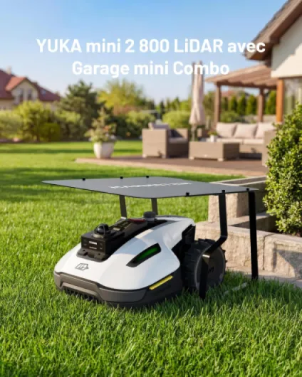 Test Mammotion YUKA Mini 2 800 LiDAR : le robot tondeuse qui bosse sans ...